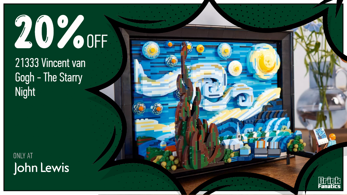 Save £30 on LEGO 21333 Vincent van Gogh – The Starry Night