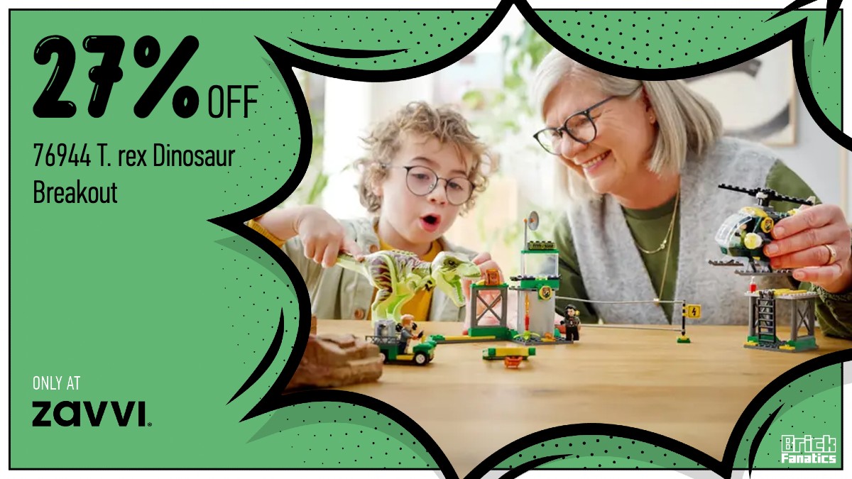 Dino fun for under £35 with LEGO Jurassic World 76944 T. rex Dinosaur ...