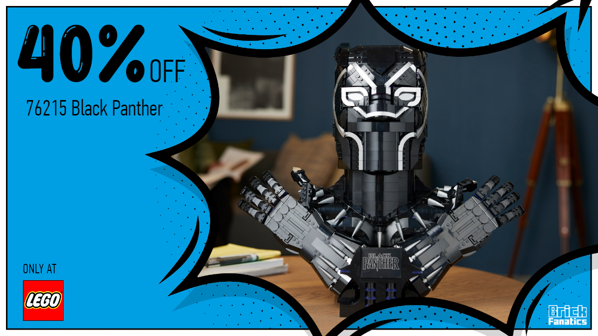 LEGO 76215 Black Panther's biggest discount on LEGO.com