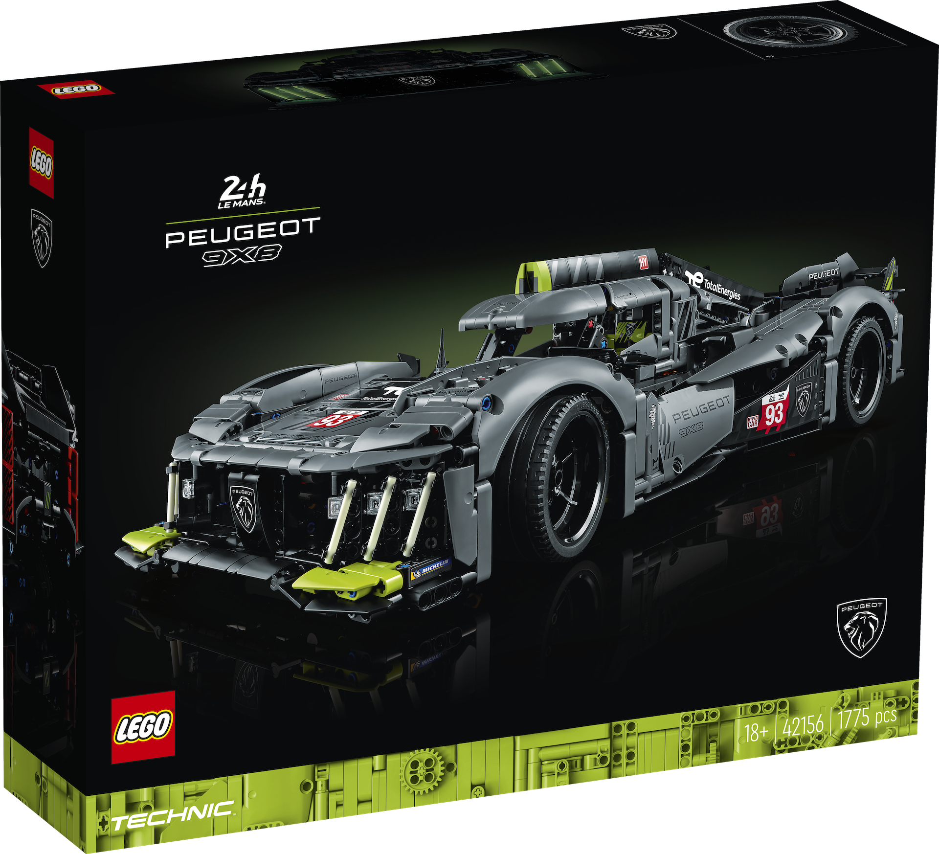 LEGO 42156 Peugeot 9X8 24H Le Mans Hypercar disponible ahora