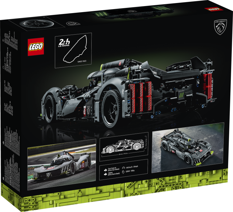 LEGO 42156 Peugeot 9X8 24H Le Mans Hypercar revealed