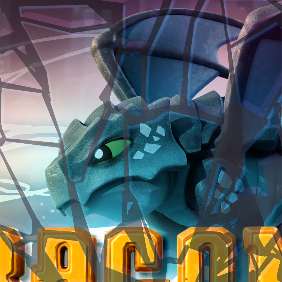 Merging fragments of LEGO NINJAGO Dragons Rising poster