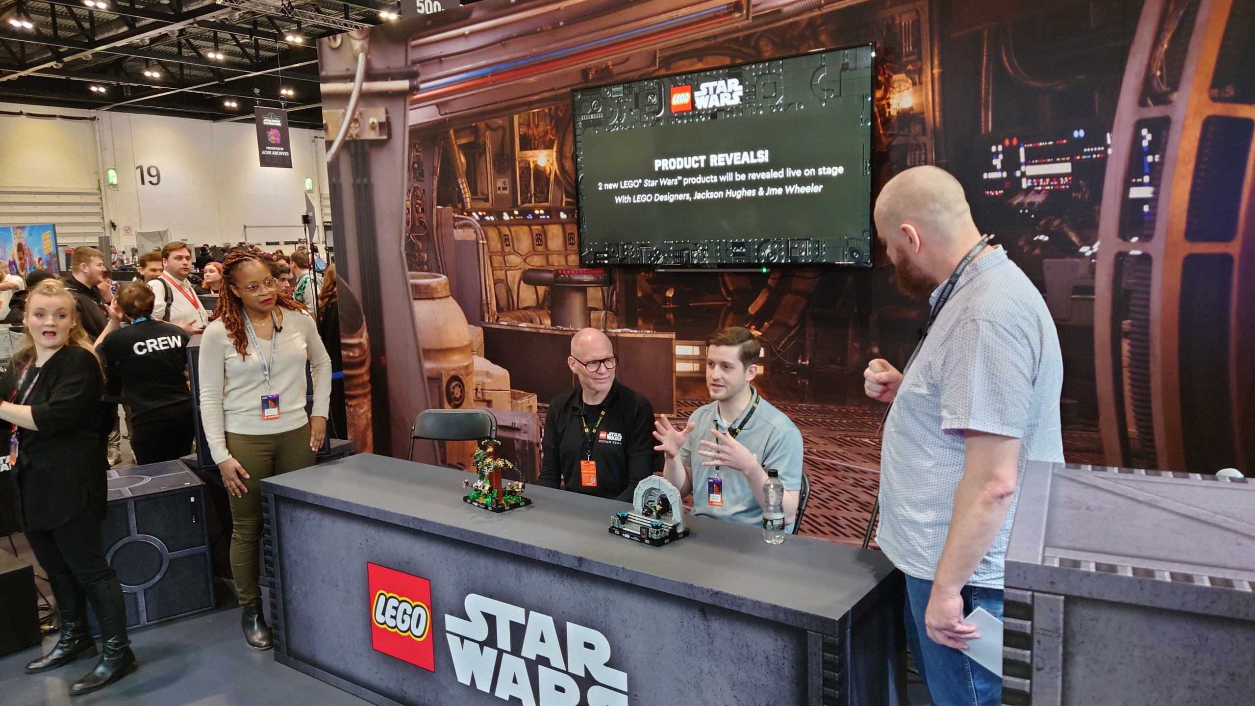 LEGO booth Friday schedule at Star Wars Celebration 2023