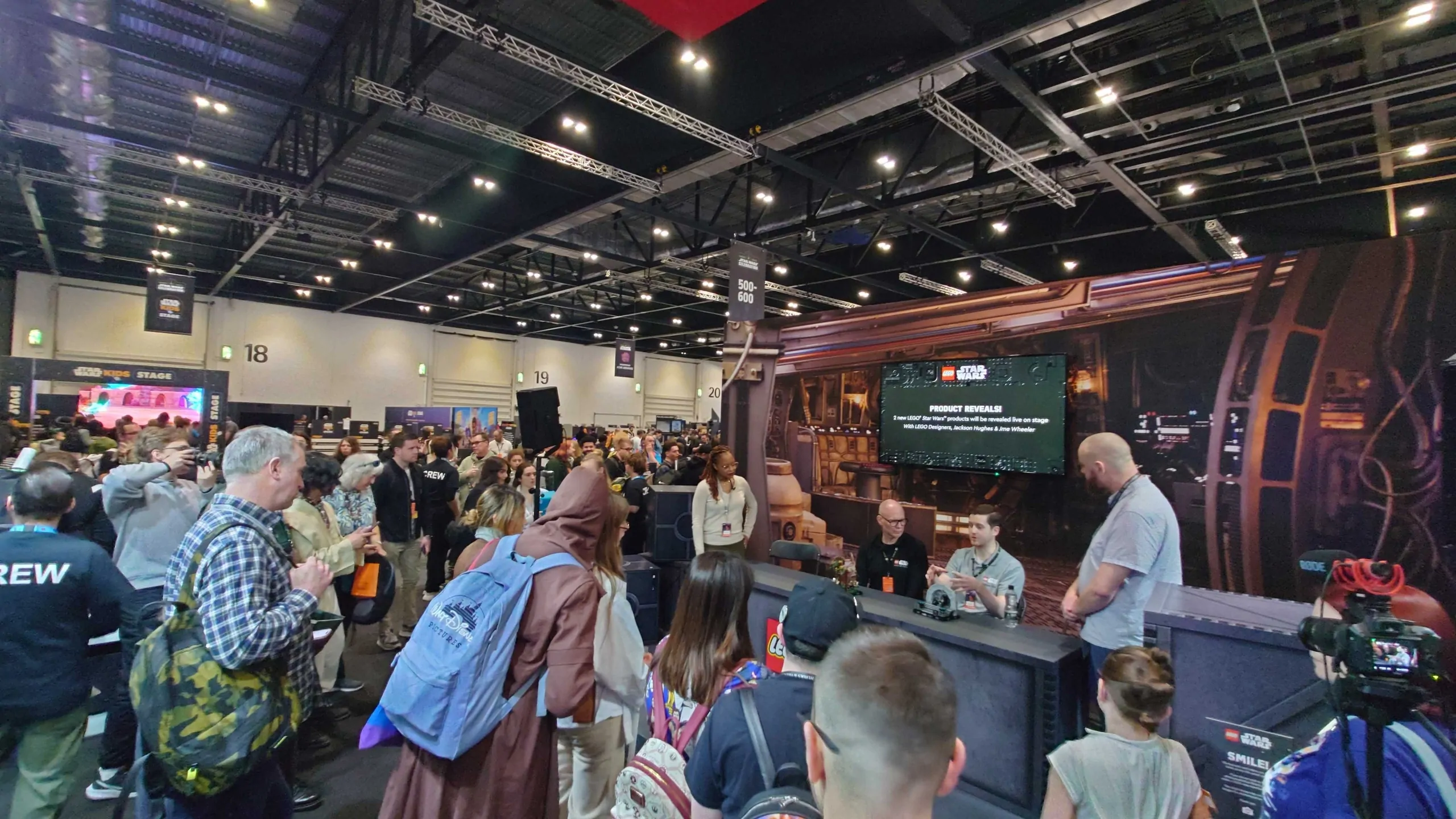 LEGO booth Friday schedule at Star Wars Celebration 2023