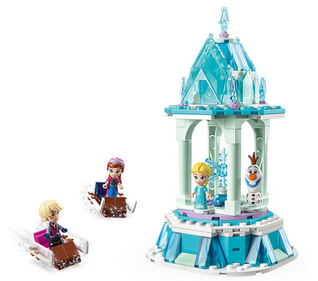 LEGO Disney 43218 Anna and Elsa's Magical Carousel revealed