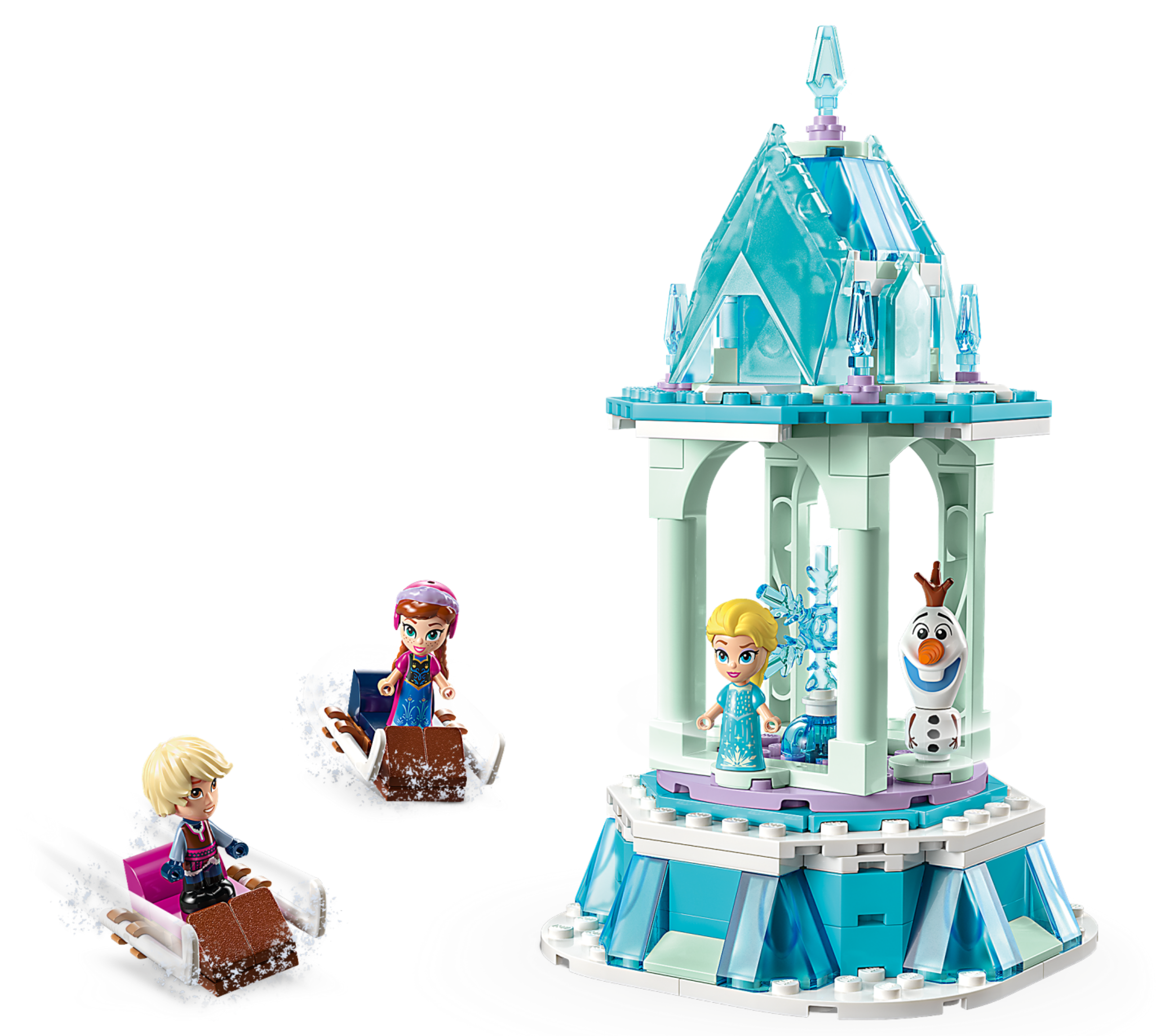 LEGO Disney 43218 Anna and Elsa's Magical Carousel revealed