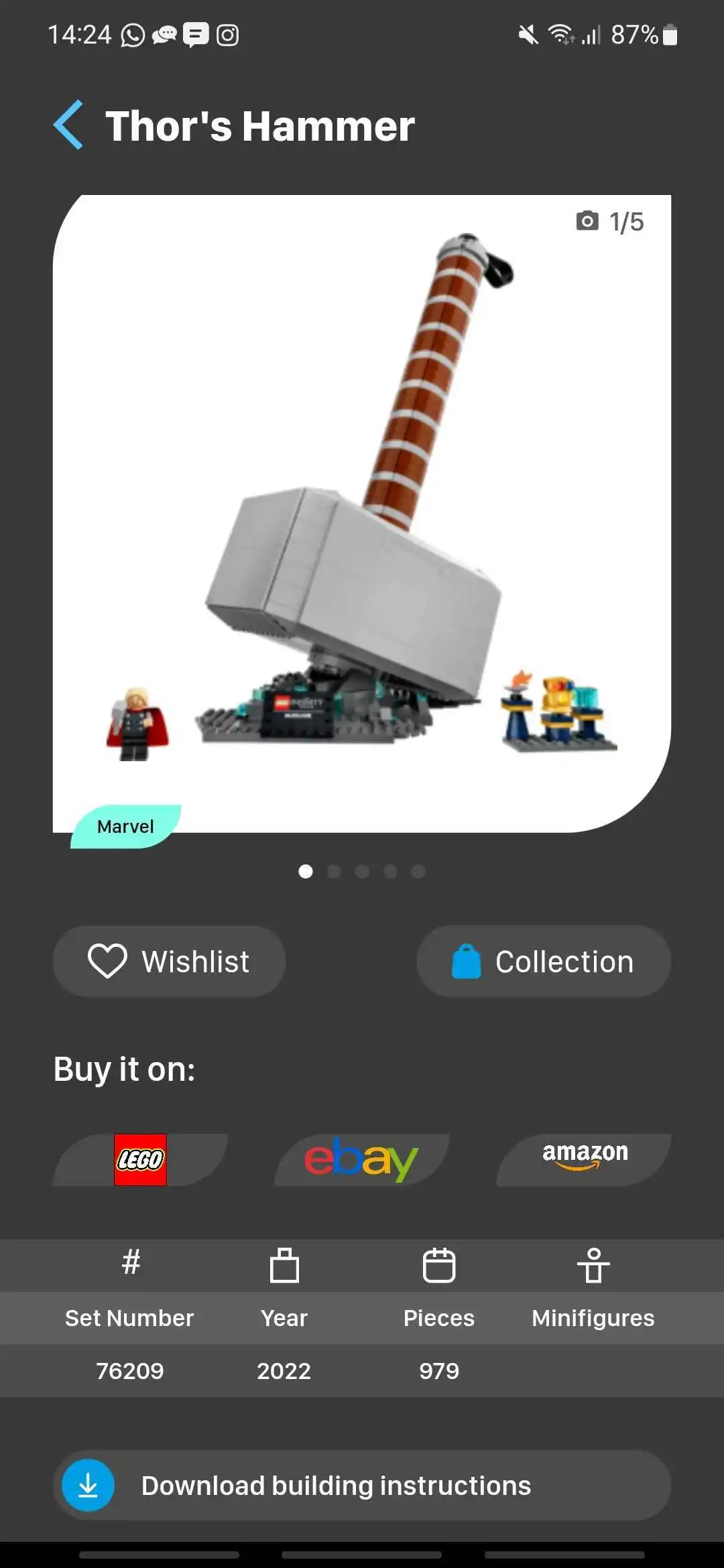 Five LEGO features you can do with the Brick Search app