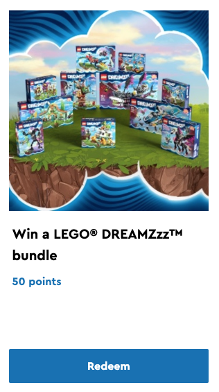 Three new LEGO VIP member sweepstakes now available