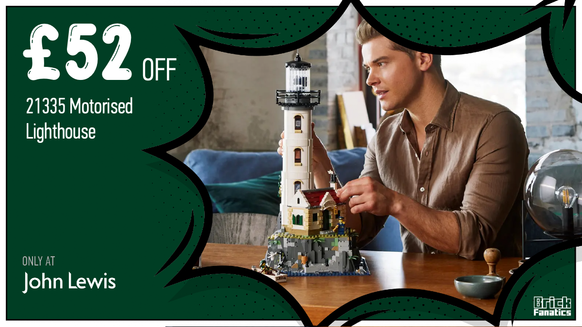 Light up your LEGO with 20% off 21335 Motorised Lighthouse