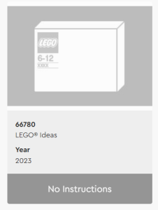 66780 might be the first LEGO Ideas set bundle