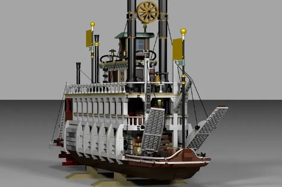 Western River Steamboat LEGO project sails to 10,000 votes