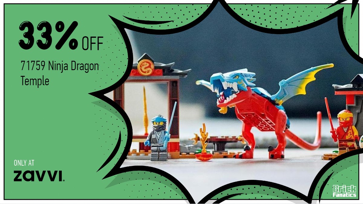 Don't miss out on 33% off LEGO 71759 Ninja Dragon Temple