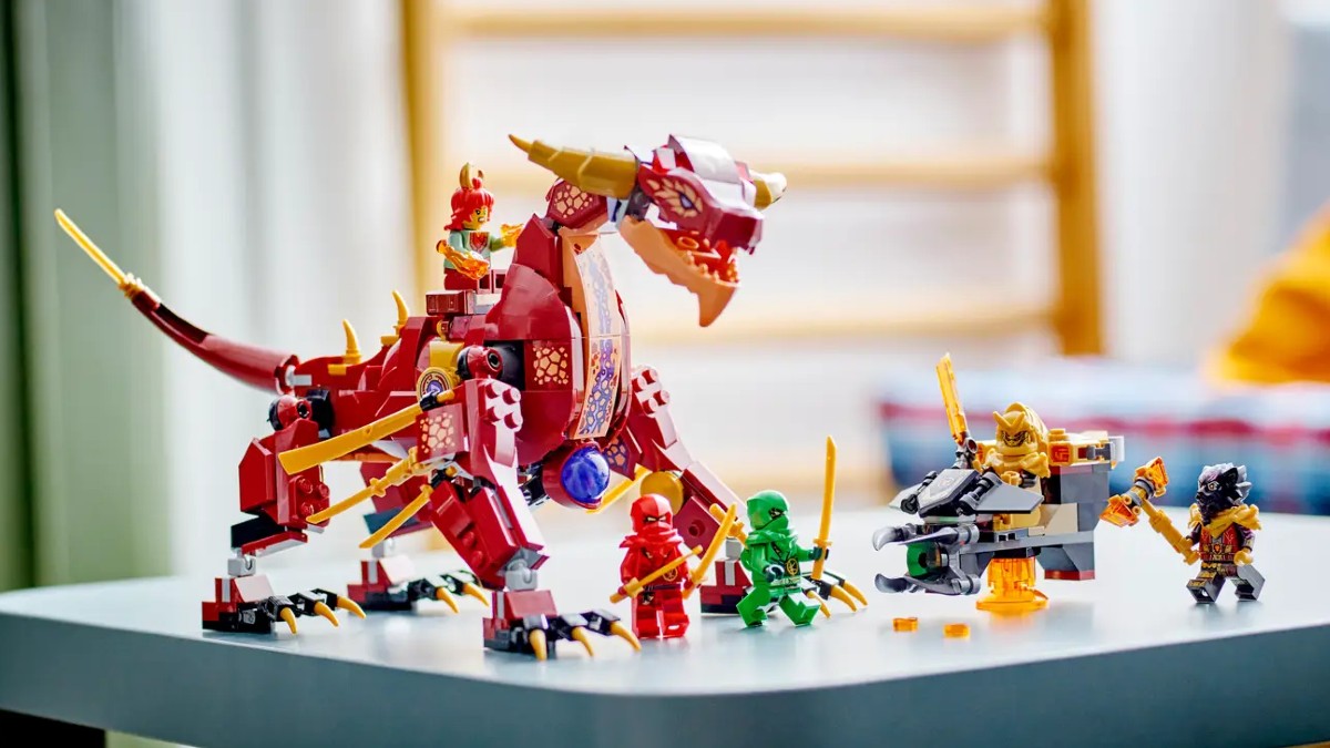 Limang Balangkas Ang Ipinapakita Sa Mga Set Ng LEGO NINJAGO Dragons Rising