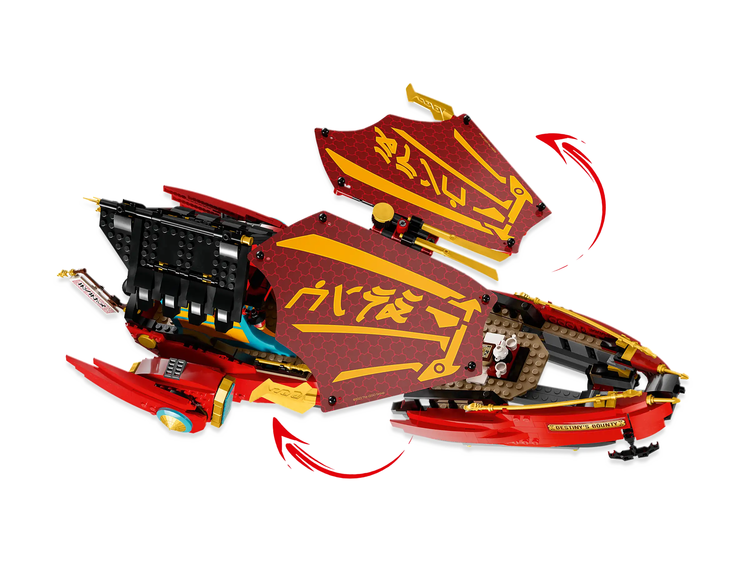 Comparing every LEGO NINJAGO Destiny’s Bounty set