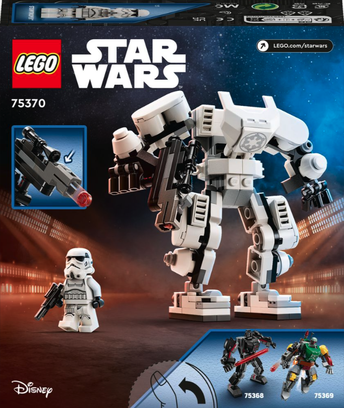 Three LEGO Star Wars mechs appear online with clear images