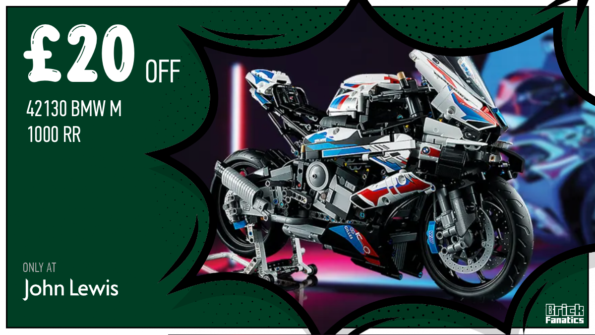 10% off LEGO Technic 42130 BMW M 1000 RR at John Lewis