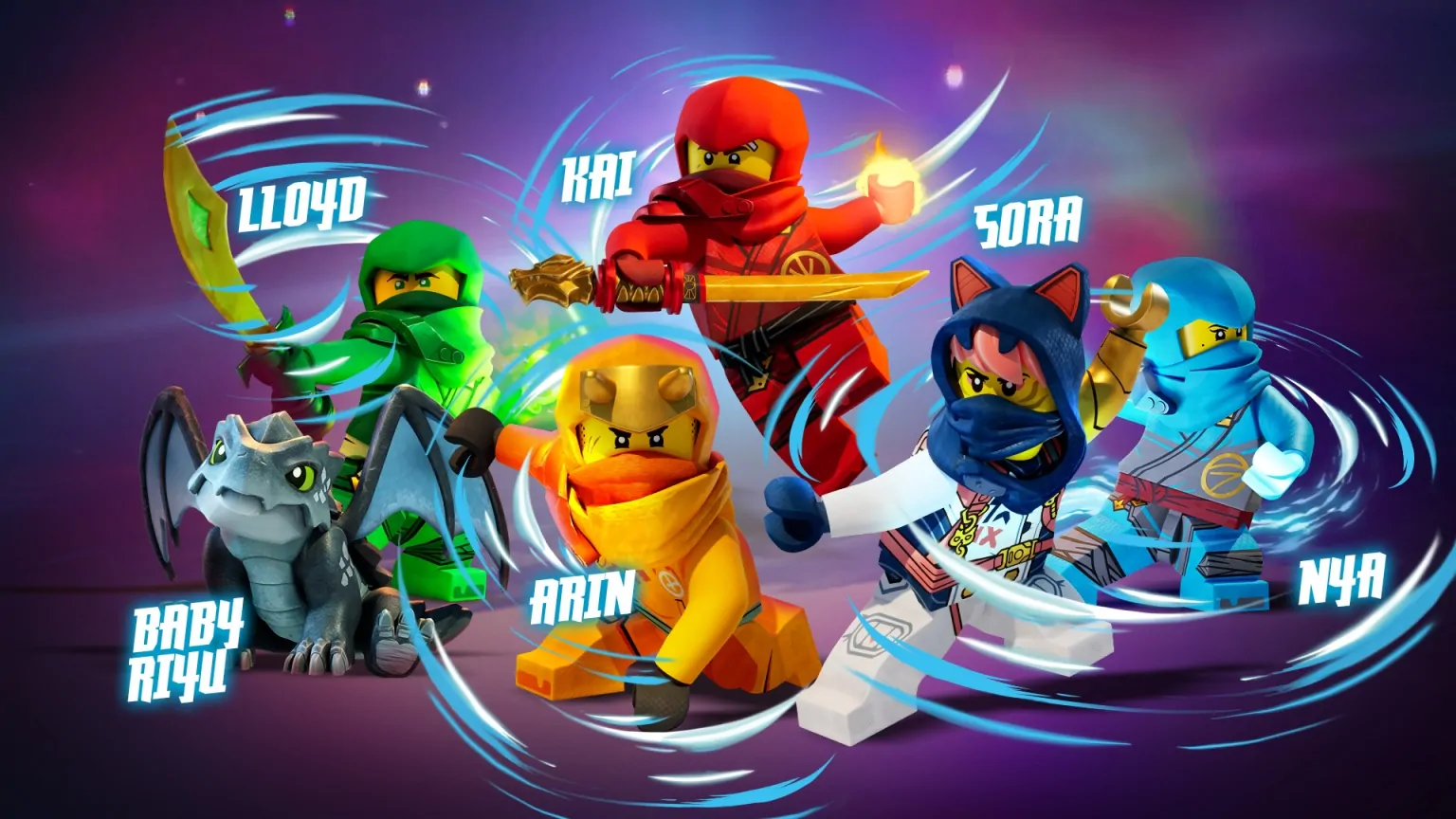 New LEGO NINJAGO Dragons Rising character posters revealed