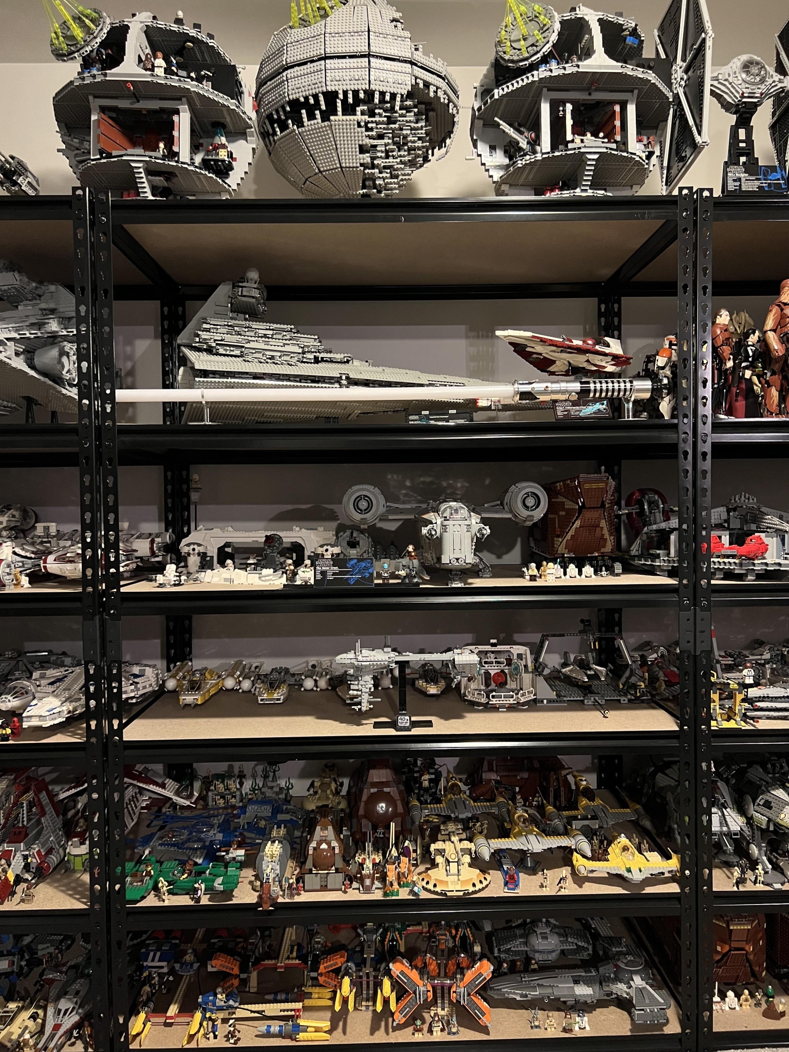 This is what a complete LEGO Star Wars collection looks like