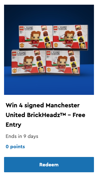 Three new LEGO VIP member sweepstakes now available