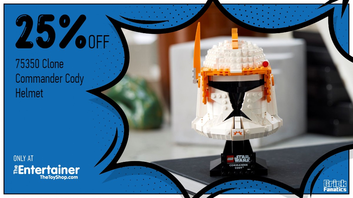 LEGO 75350 Clone Commander Cody Helmet now £44.99