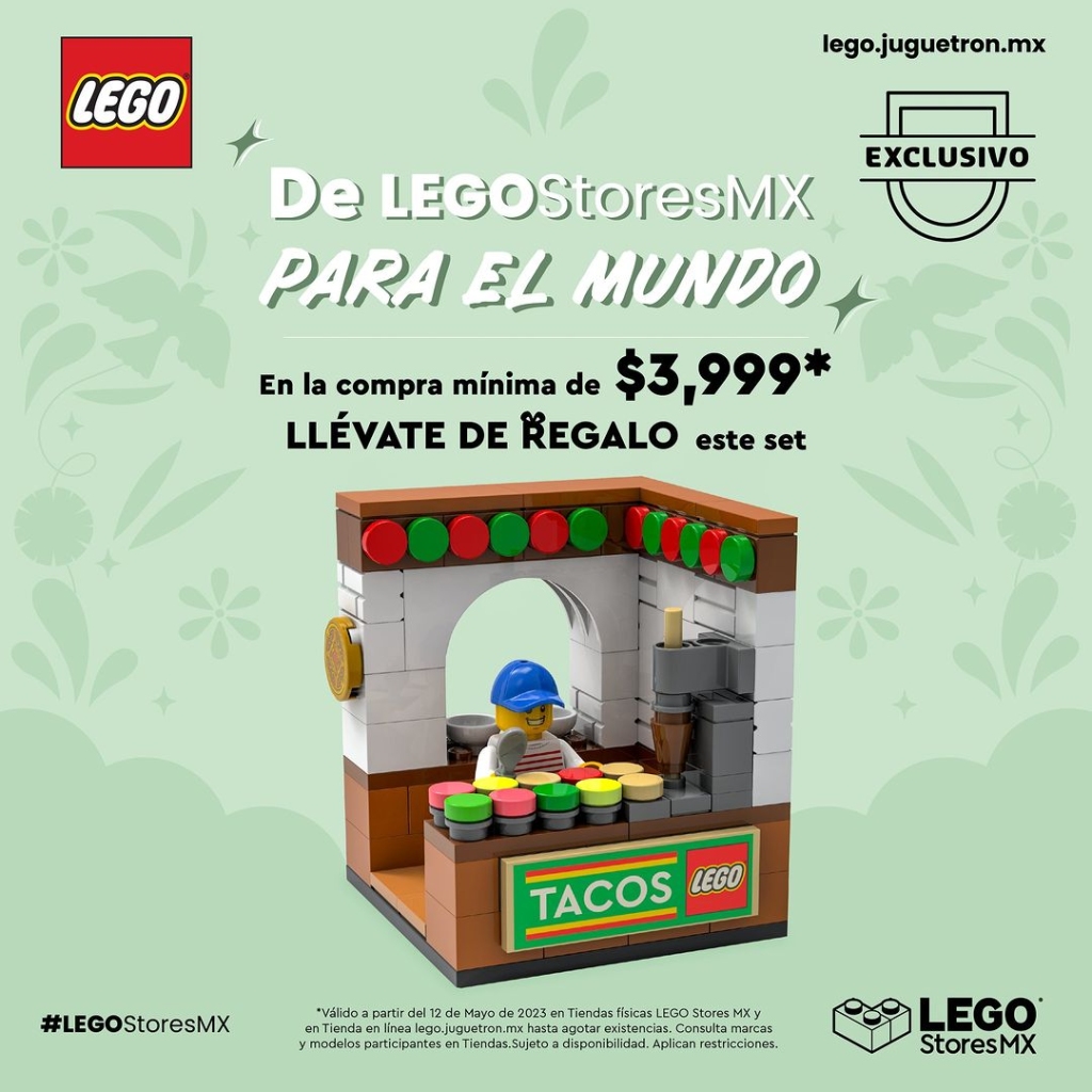 LEGO exclusive taco stand GWP revealed