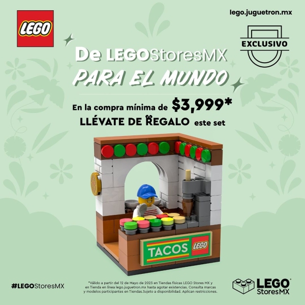 LEGO exclusive taco stand GWP revealed