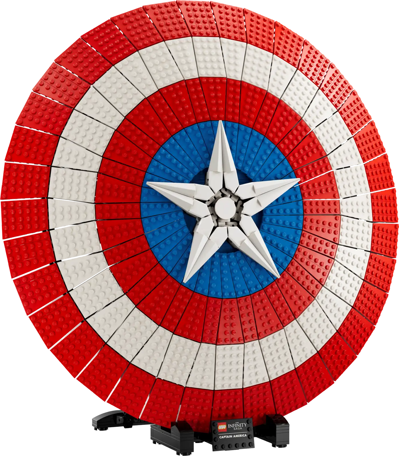 LEGO reveals giant model of Captain America's Shield