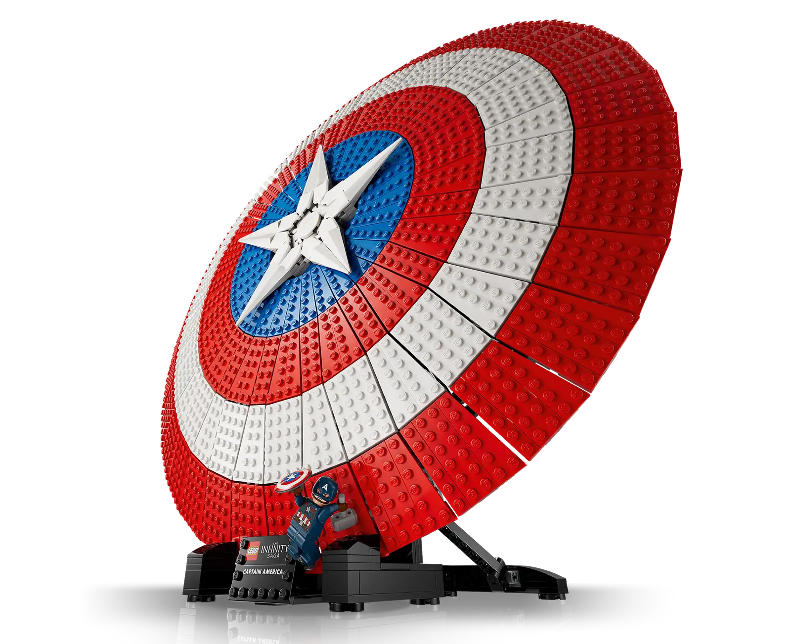 LEGO reveals giant model of Captain America's Shield
