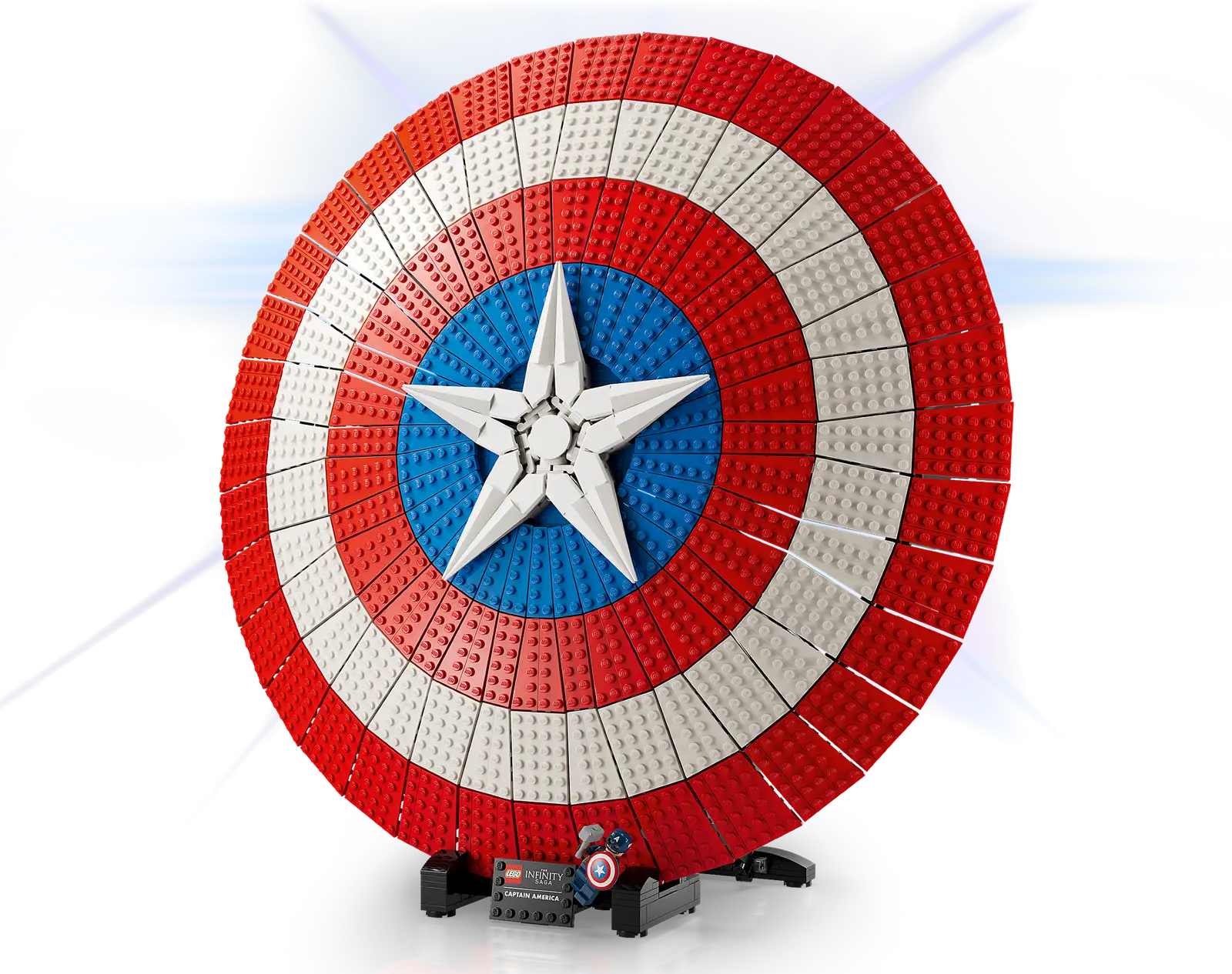 LEGO reveals giant model of Captain America's Shield