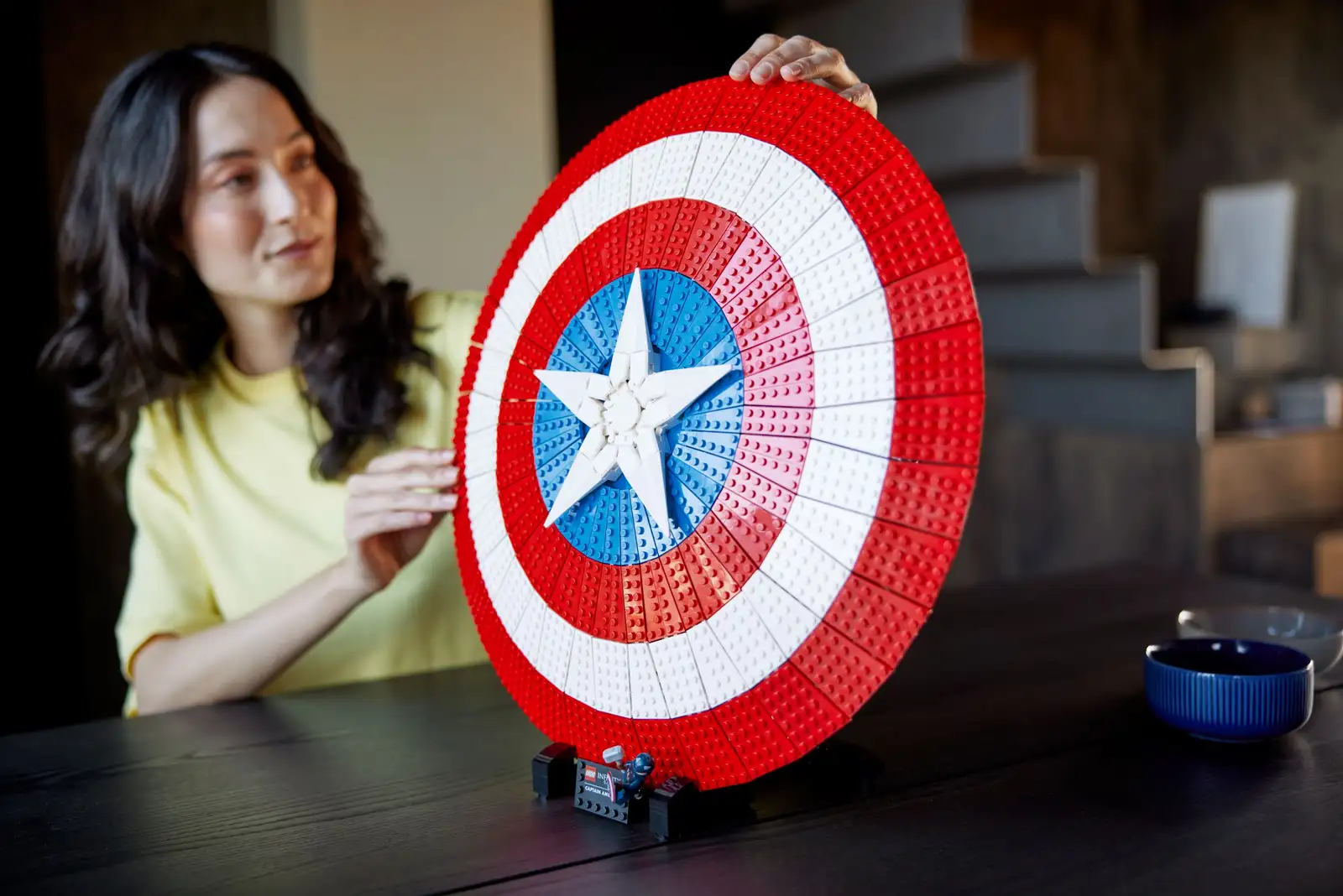 LEGO reveals giant model of Captain America's Shield