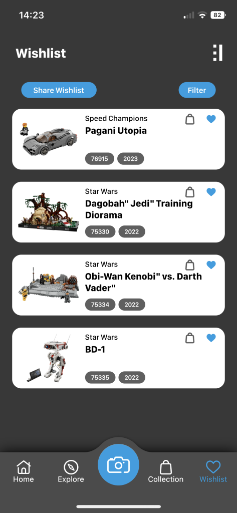 Build your LEGO wishlist on the go with Brick Search
