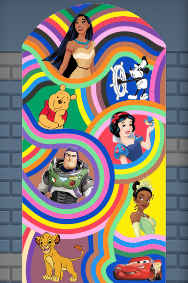LEGO Disney murals inspired by artist's personal life