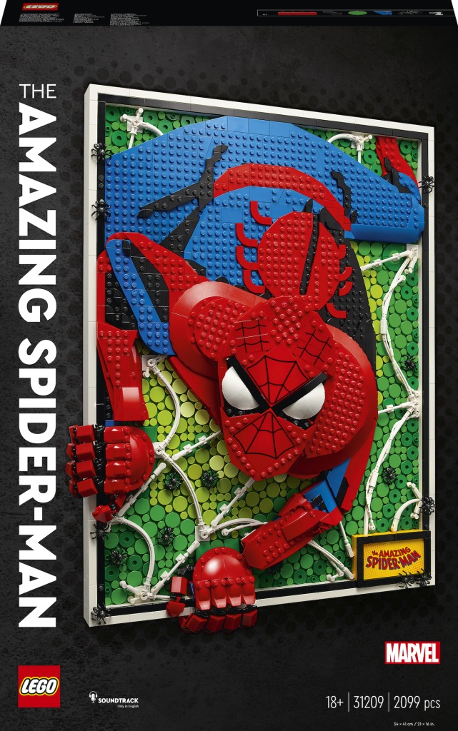 LEGO Art 31209 The Amazing Spider-Man officially revealed