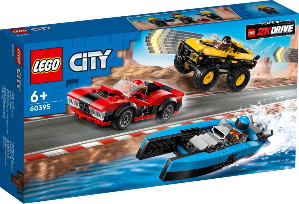 Three new LEGO City sets based on LEGO 2K Drive revealed