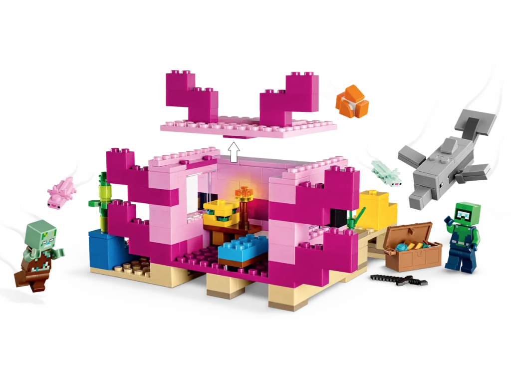 Four new LEGO Minecraft models now available for pre-order