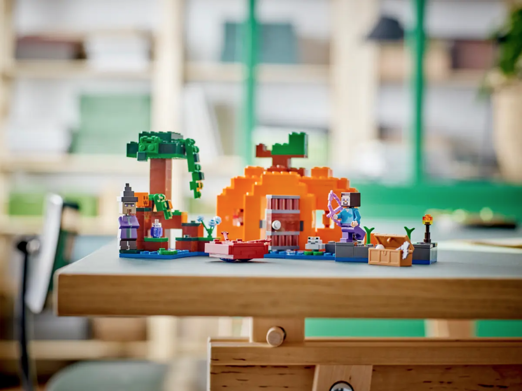 Four new LEGO Minecraft models now available for pre-order