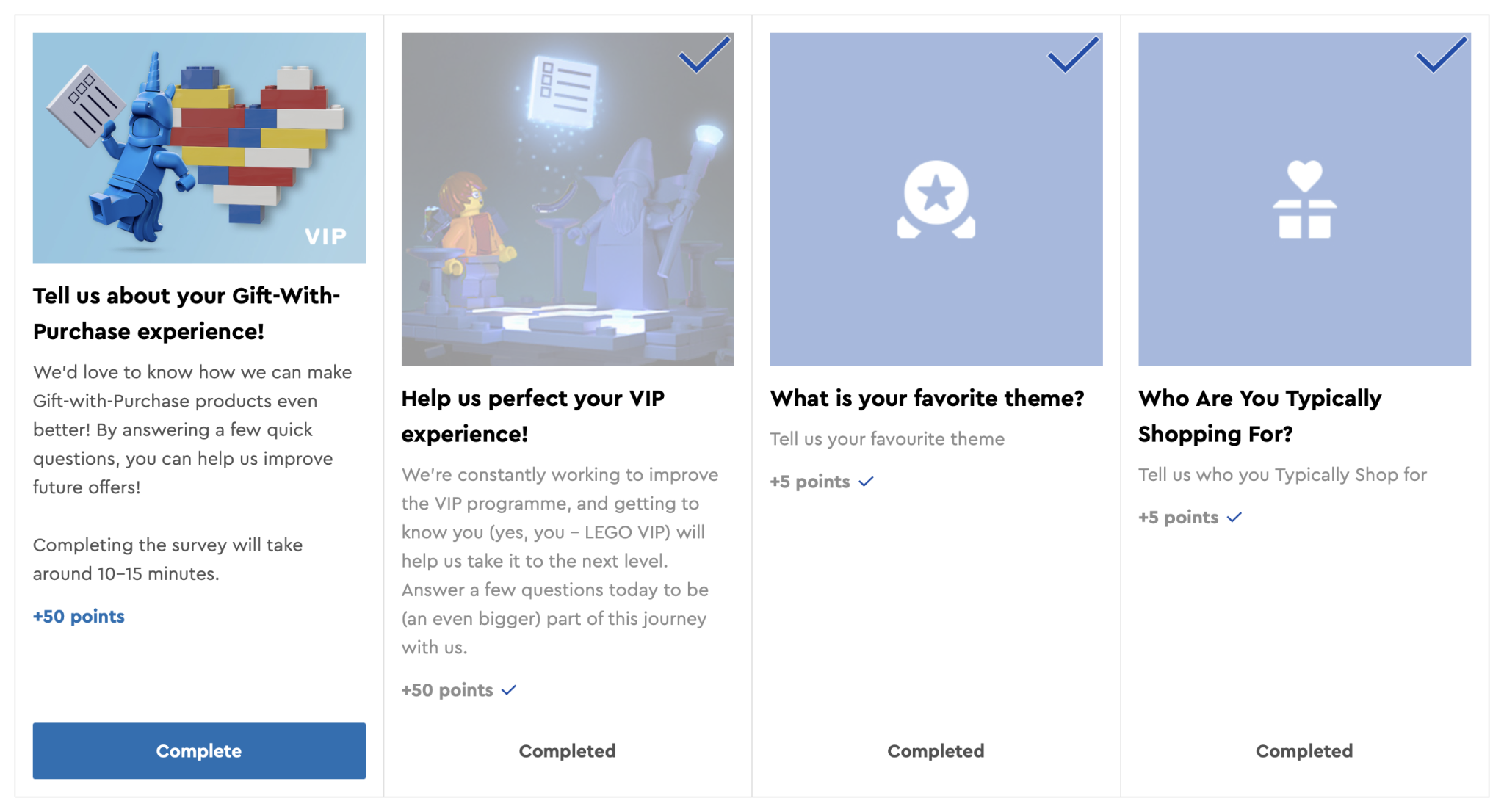 Earn free LEGO VIP points in new gift-with-purchase survey