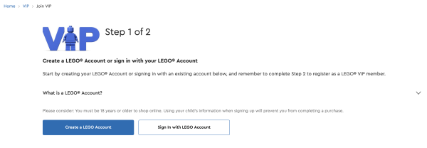 How to become a LEGO VIP member: a step-by-step guide