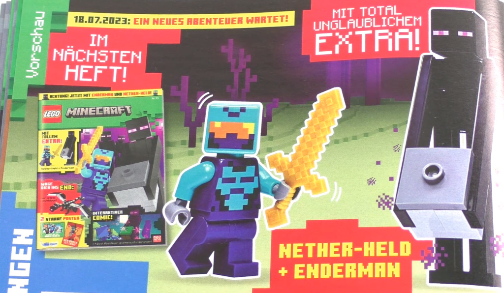 LEGO Minecraft magazine includes another rare minifigure