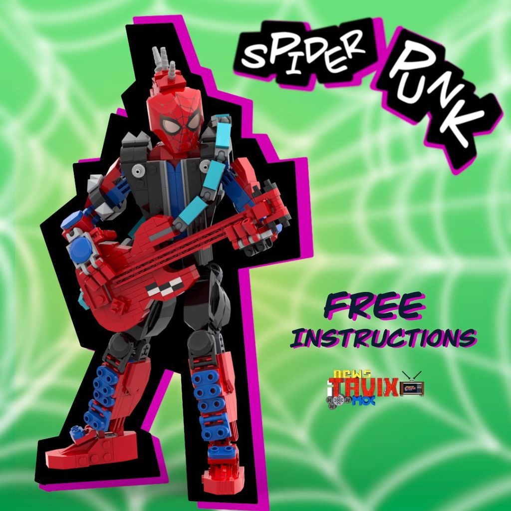 Build a Spider-Verse set using LEGO 76226 Spider-Man Figure