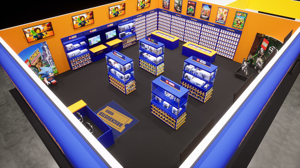 LEGO partners with Blockbuster for retro SDCC 2023 booth