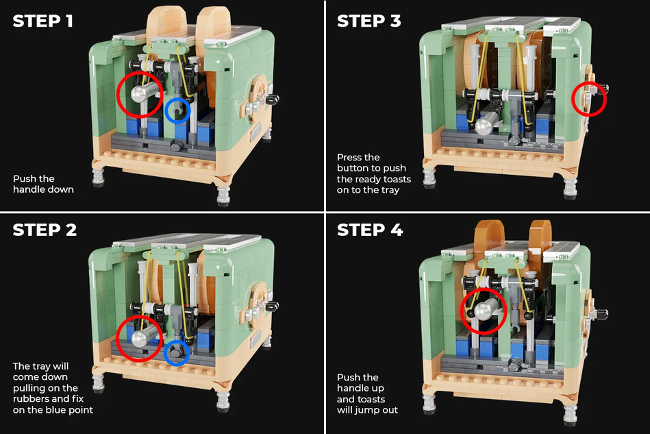 LEGO Ideas Vintage Toaster pops up with 10,000 supporters