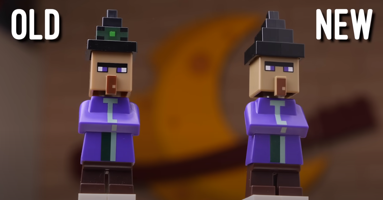LEGO Minecraft's new witch minifigure has major changes