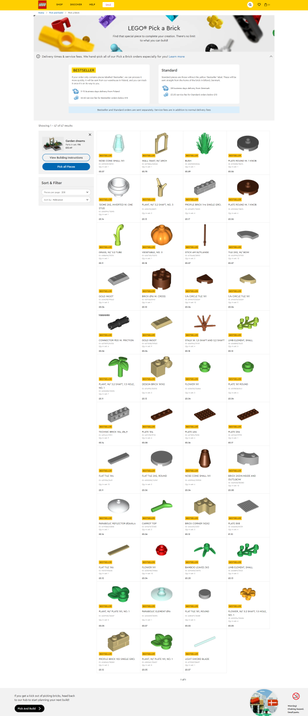 How to order every LEGO Ideas Test Lab set: a step-by-step guide