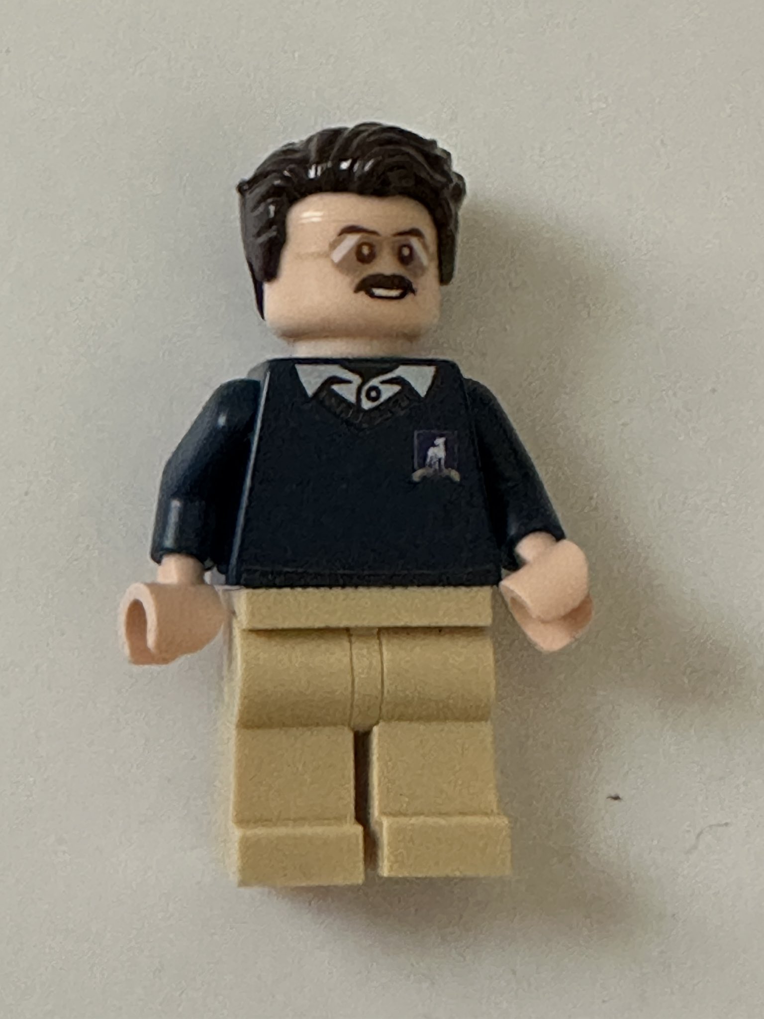 There’s a LEGO Ted Lasso minifigure, as long as you can find it