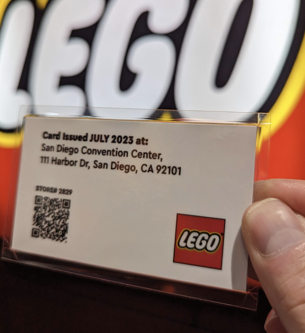Here's what visitors to LEGO's SDCC booth can get this year