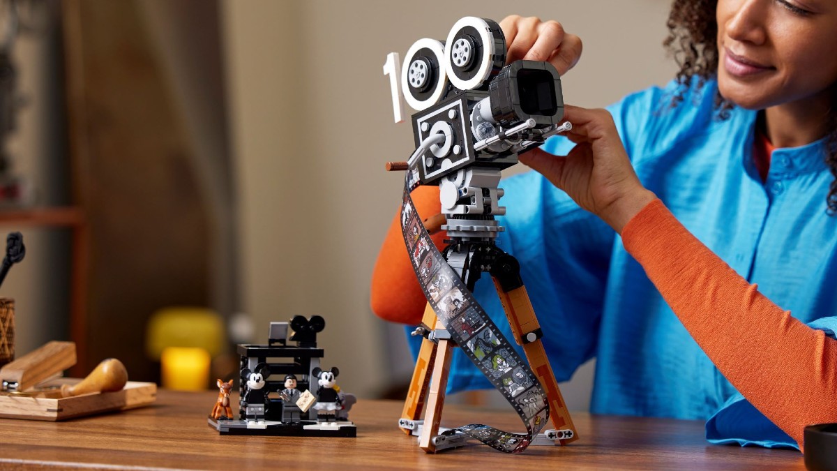 Every film in LEGO Disney 43230 Walt Disney Tribute Camera