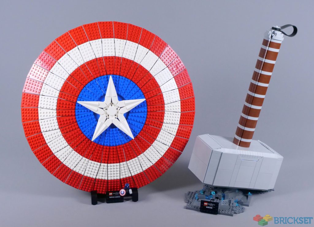 LEGO 76262 Captain America's Shield looks good but fragile