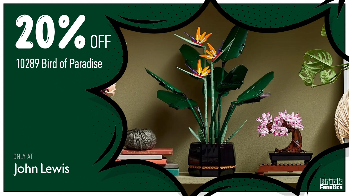 Save on retiring LEGO 10289 Bird of Paradise while you can
