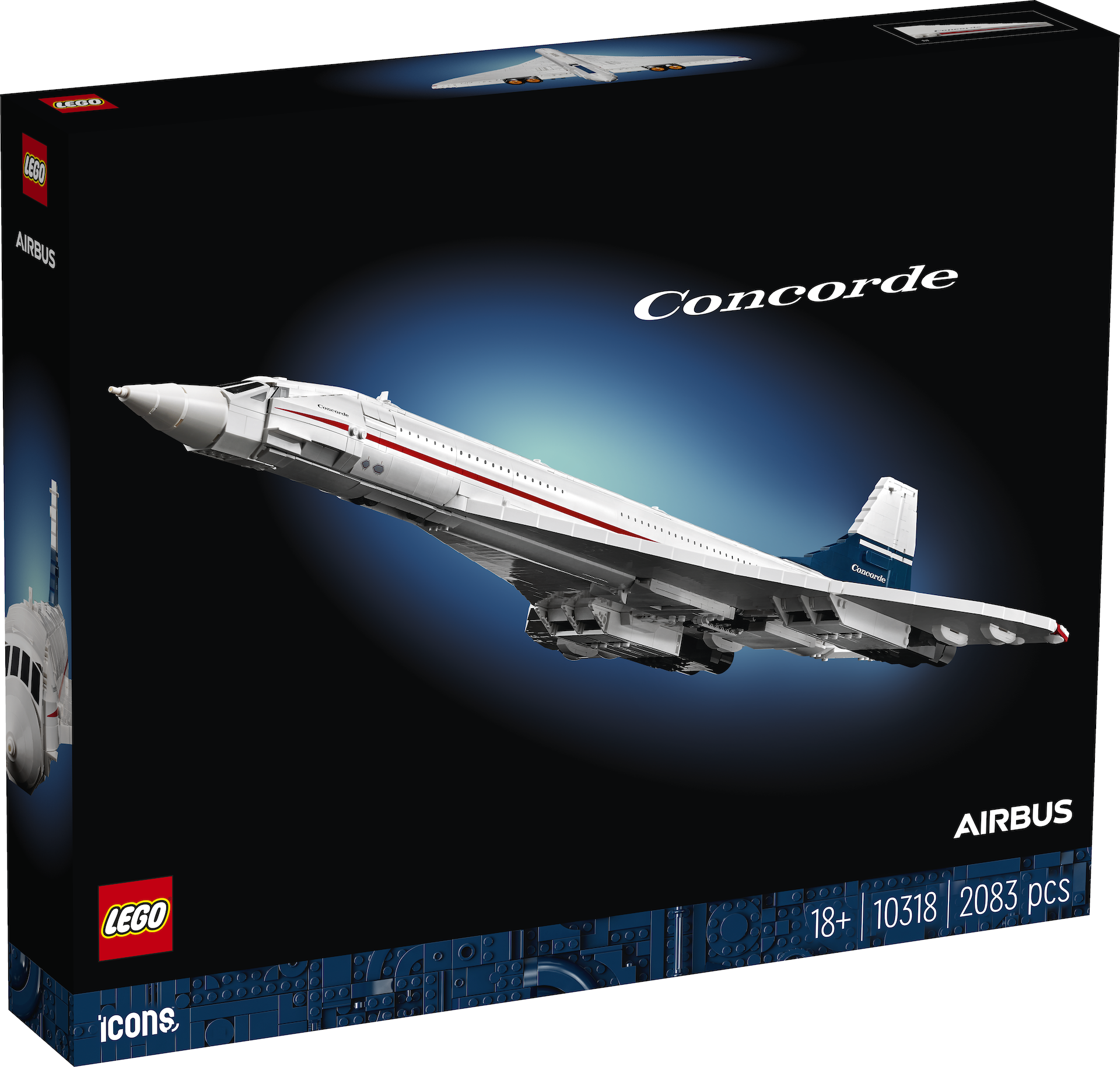 LEGO 10360 Shuttle Carrier Aircraft is inspired by 10318 Concorde